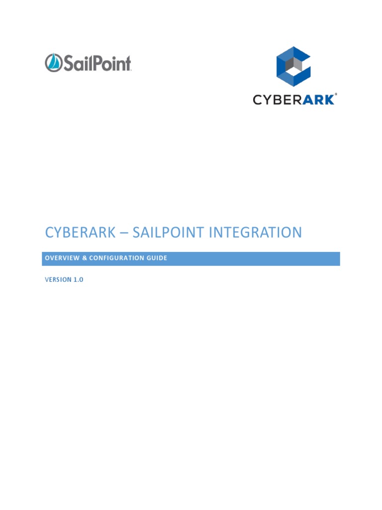 CyberArk-SailPoint Integration Guide | PDF | User (Computing) | Databases