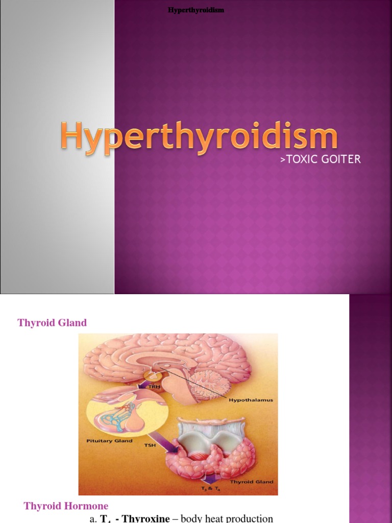 Hyperthyroid Ppt | Hyperthyroidism | Thyroid