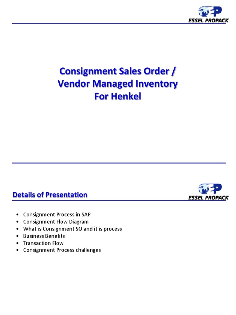 SAP Consignment Stock-US Henkel | PDF | Invoice | Receipt