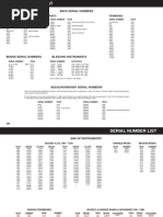 Singer Sewing Machine Serial Dates | PDF