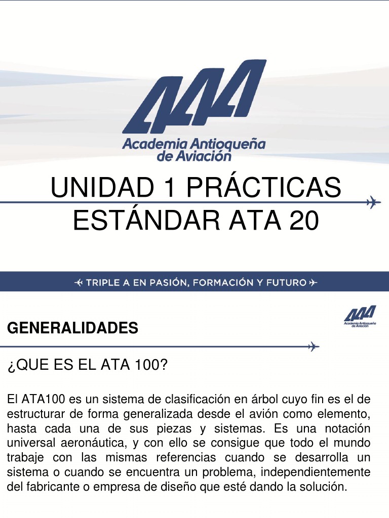 Unit 1 - Ata 20 Standar Practices - Airframe PDF | PDF | Tornillo ...