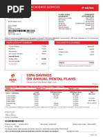 Airtel Recharge Receipt | PDF | Invoice | Payments