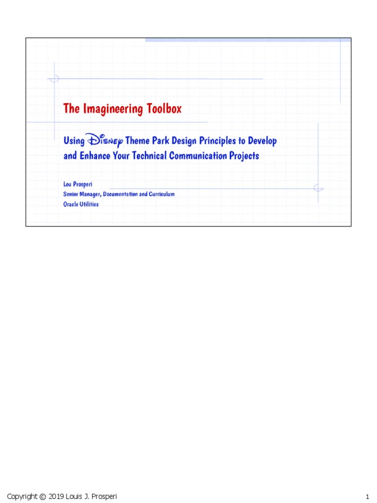 The Imagineering Toolbox: Using Disney Theme Park Design Principles To ...