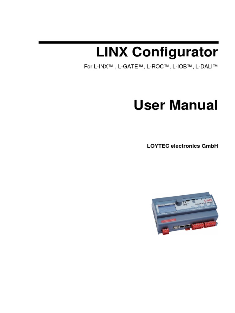 LINX - Configurator User Manual PDF | PDF | Server (Computing) | Online ...