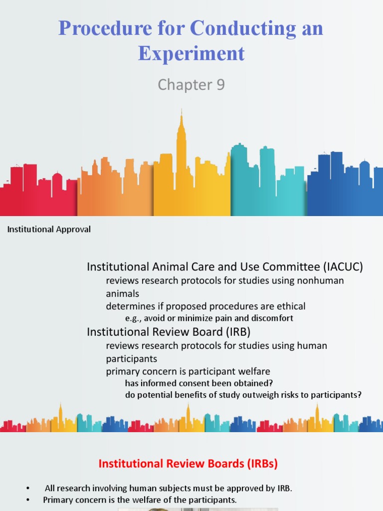 PPT-Procedure For Conducting An Experiment | PDF | Institutional Review ...