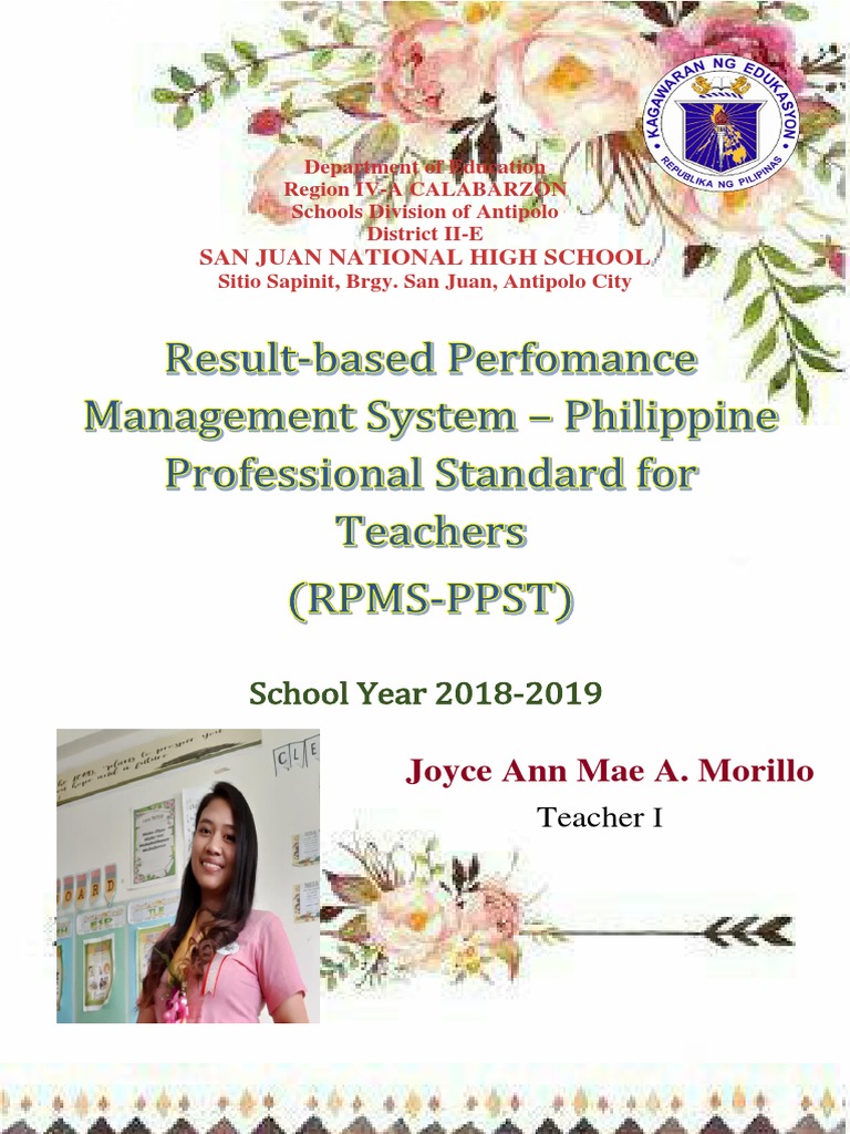RPMS Index For Sy 2018-2019 Final | PDF | Teachers | Lesson Plan