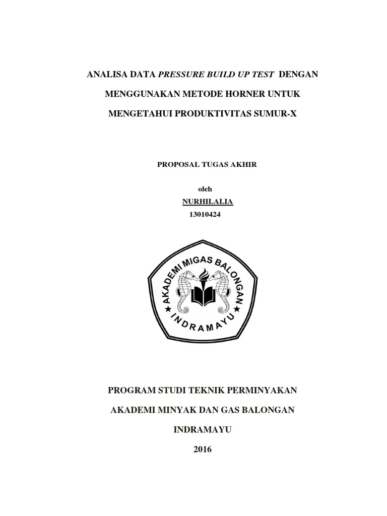 Analisa Pressure Build Up Metode Horner | PDF