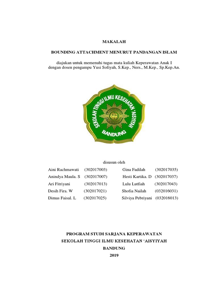 Bounding Attachment dalam Perspektif Islam | PDF | Karier ...