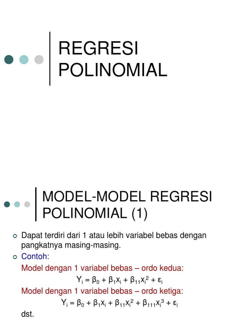 Regresi Polinomial | PDF