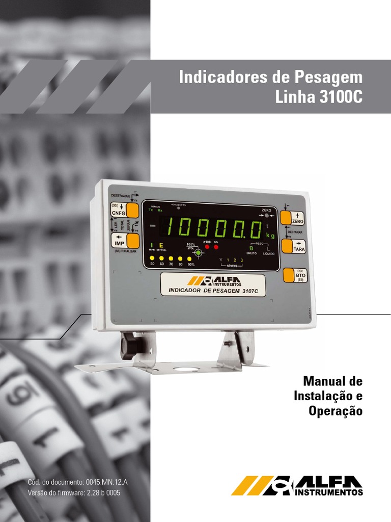 Alfa Balança PDF | PDF | Barulho | Conversor de analógico para digital