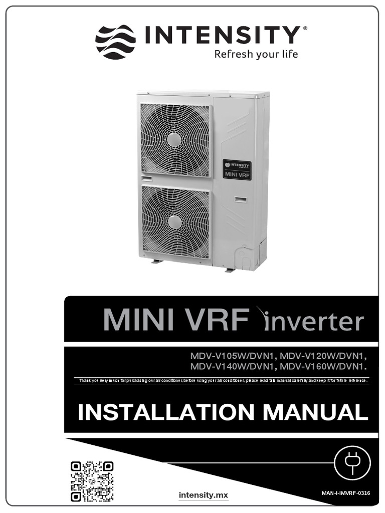 Mini VRF Air Conditioner Installation Guide | PDF | Thermal Insulation ...