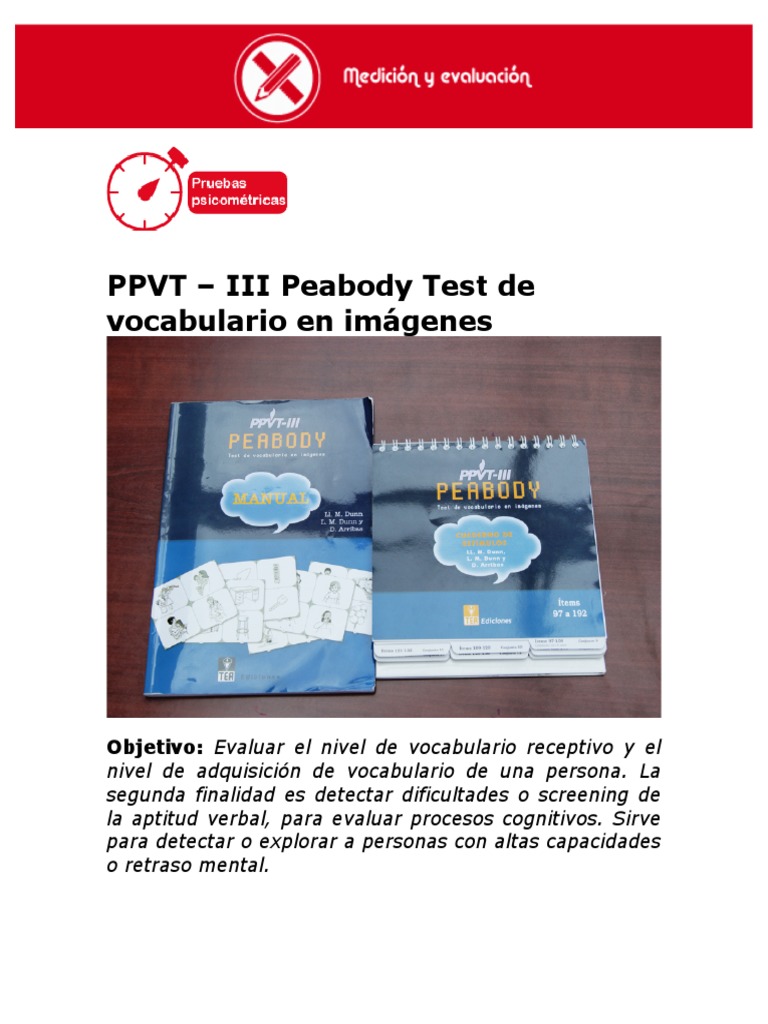 24 ppvt-III | PDF | Aprendizaje | Cognición