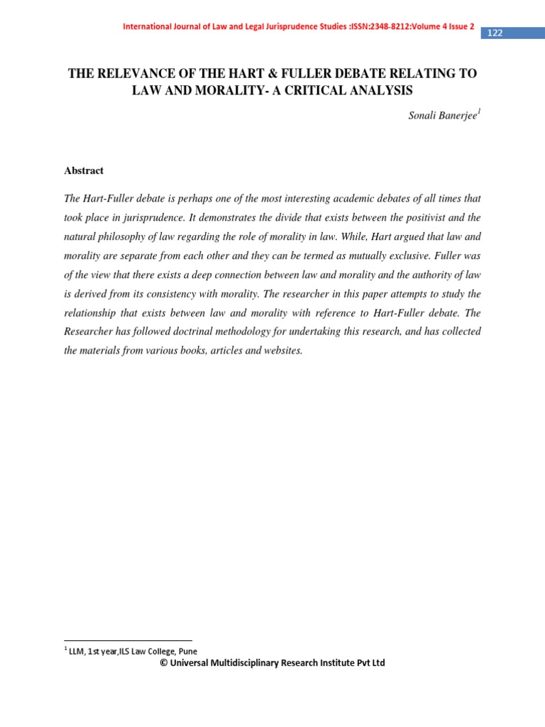 Jurisprudence Draft PDF | PDF | Jurisprudence | Morality