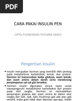 Leaflet Penggunaan Insulin | PDF