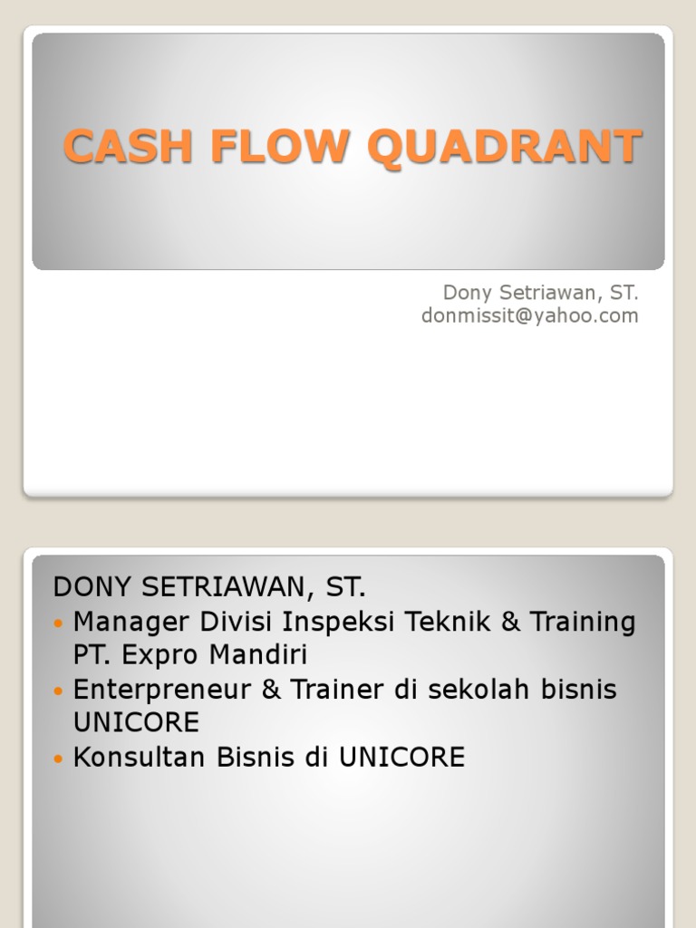 Cash Flow Quadrant | PDF
