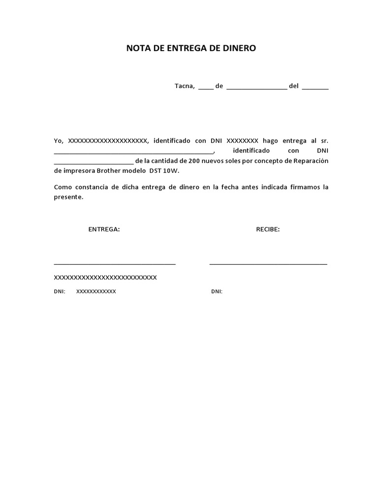 Modelo de Entrega de Dinero.docx