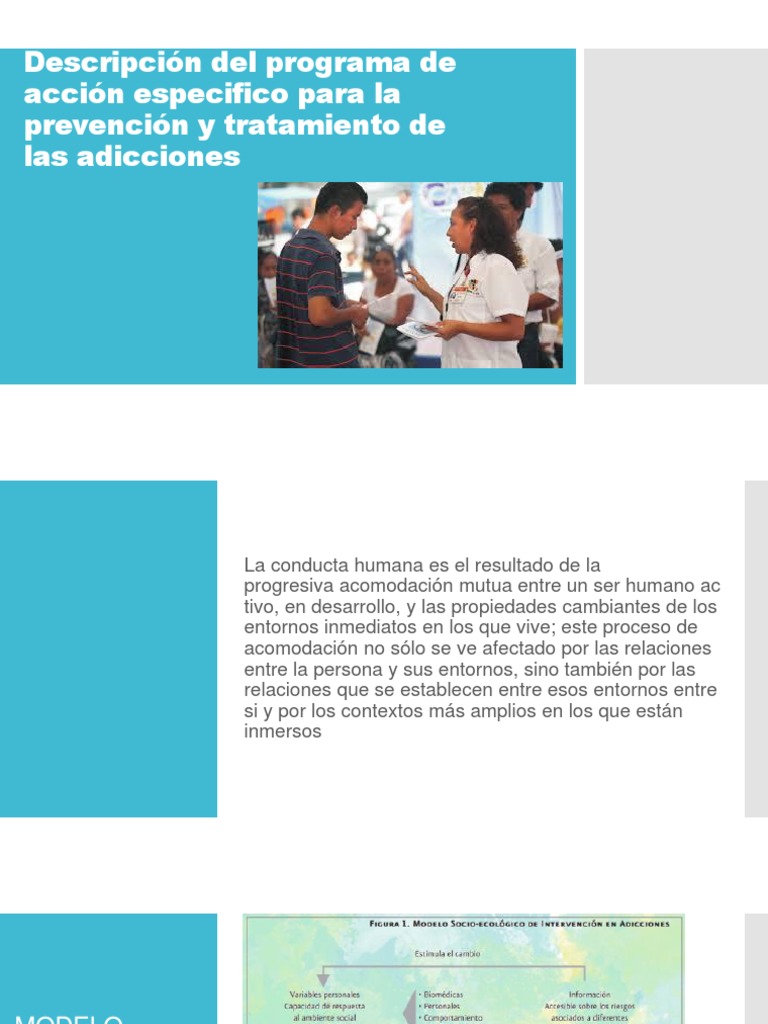 Descripción Del Programa de Acción Especifico para La | PDF | Drogas ...