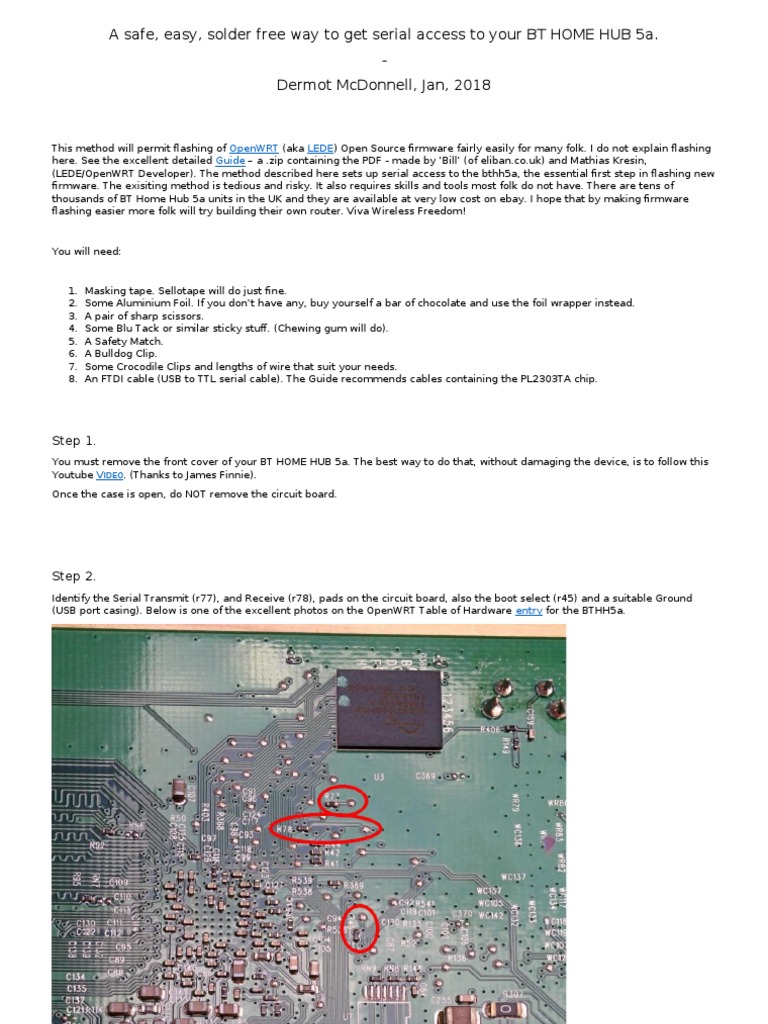 BT Home Hub 5a Easy Serial Connection v2 | PDF | Digital Technology ...