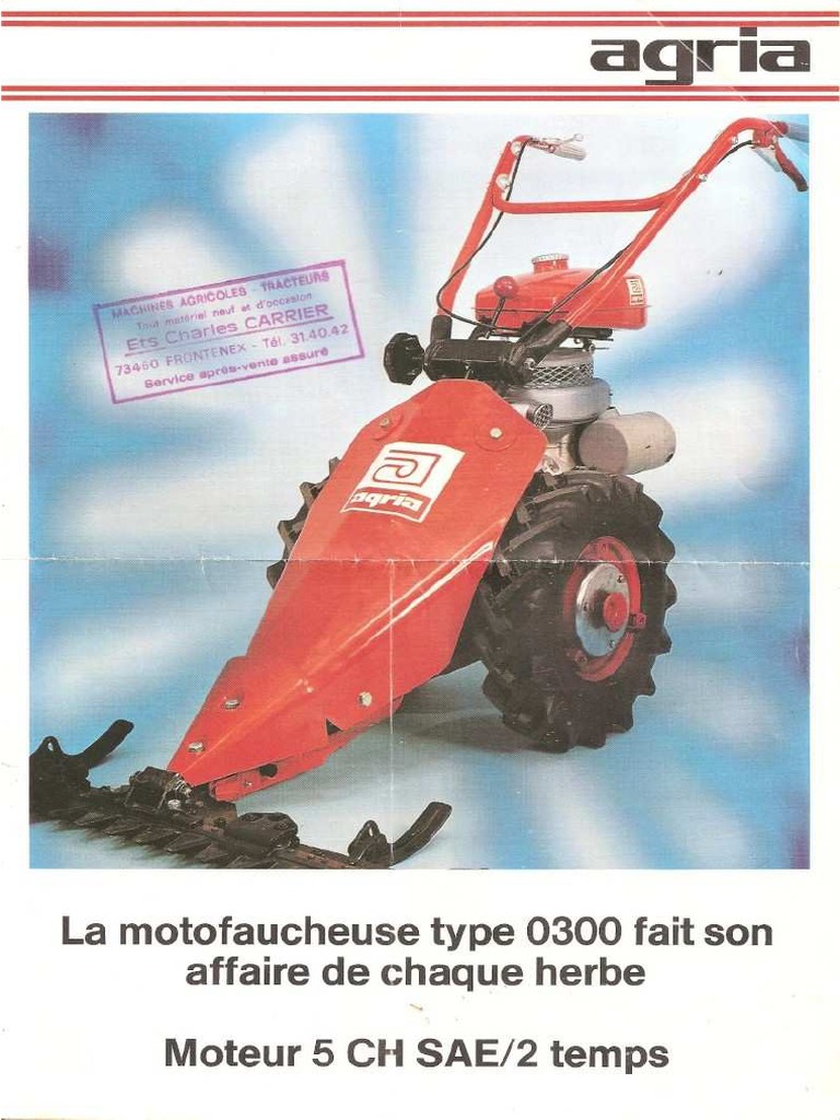 Agria 300 Plaquette | PDF