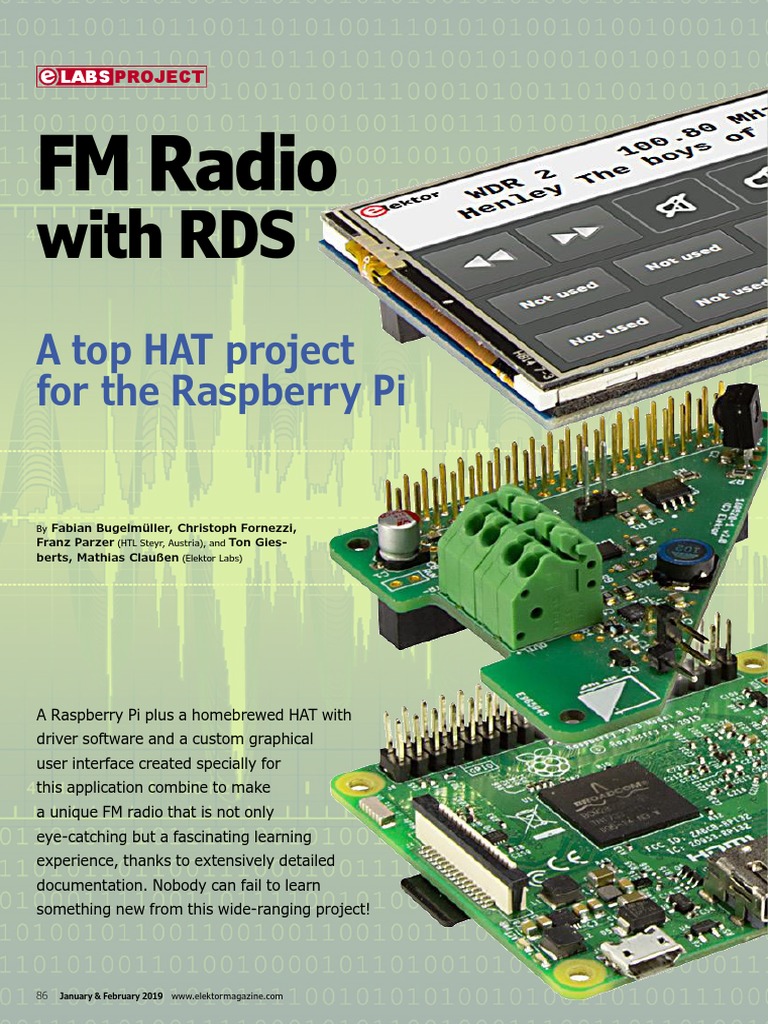 Radio FM Con RDS Un Proyecto HAT Superior para Raspberry Pi PDF | PDF ...