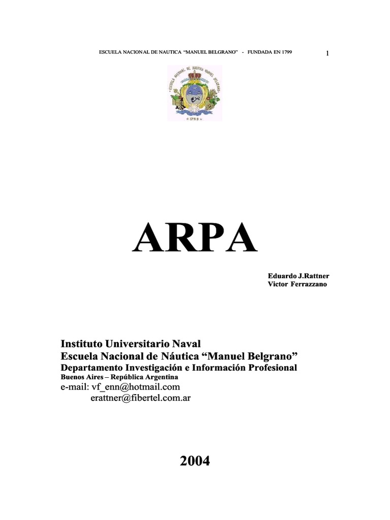 Arpa PDF | PDF | Radar | Cinemática