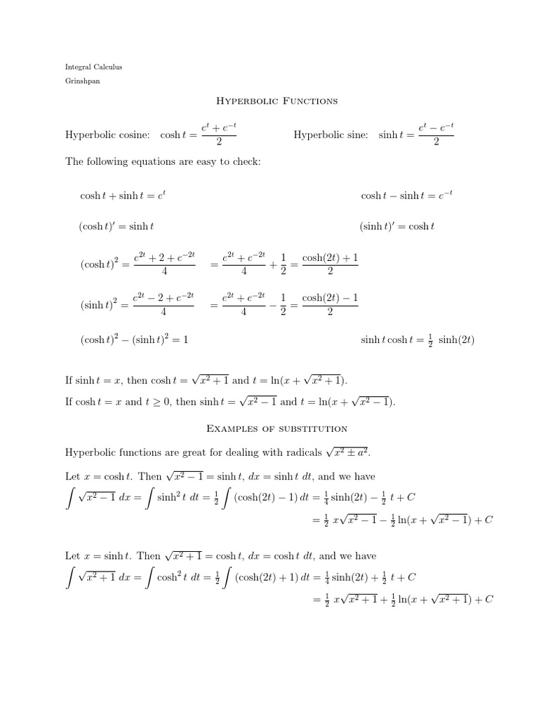 Hyperbolic | PDF | Real Analysis | Hyperbolic Geometry