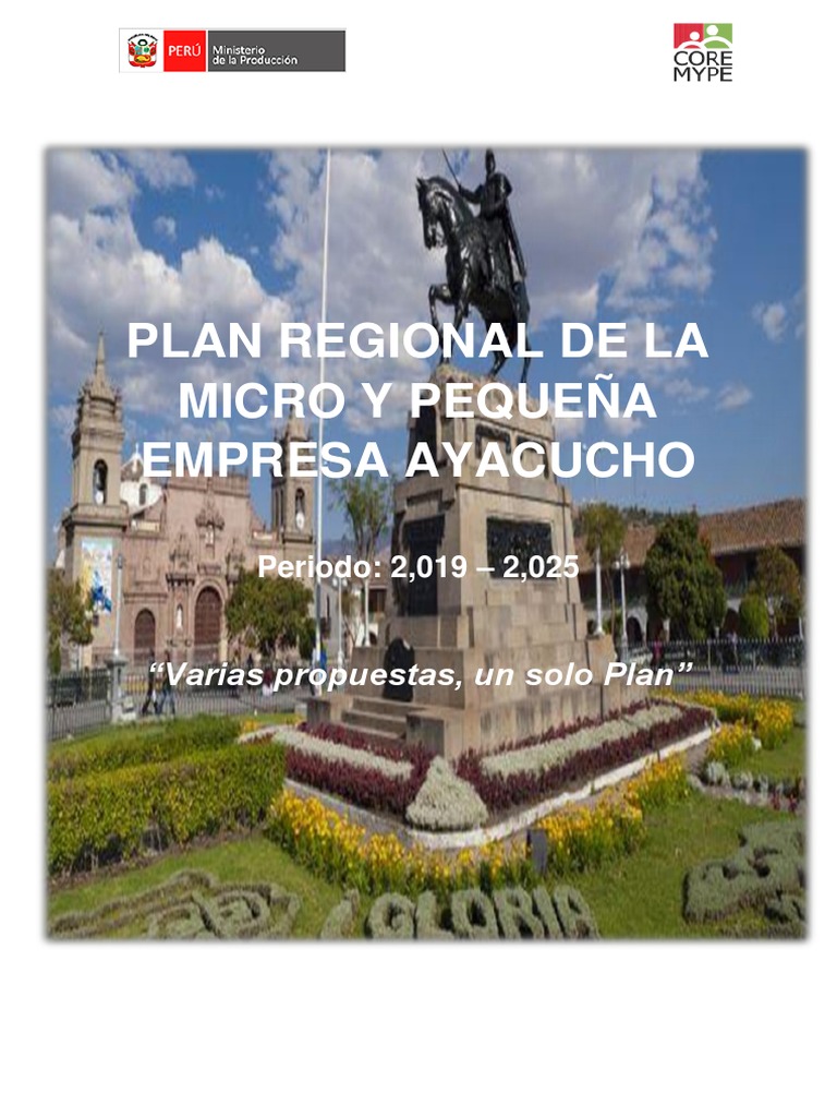Plan MYPE Ayacucho-Final | PDF | Planificación | Sustentabilidad