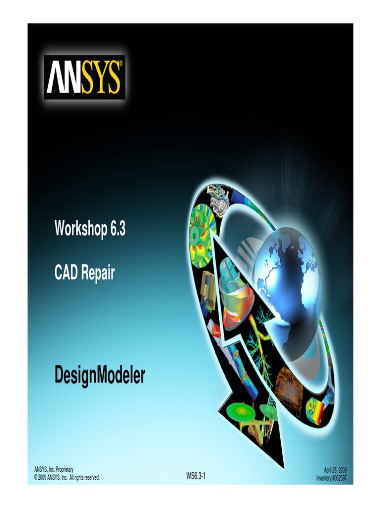 Designmodeler: Workshop 6.3 Cad Repair | PDF | Computer Aided Design ...