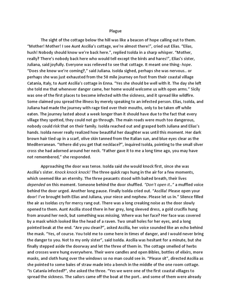 Plague 1 | PDF | Narration | Nature