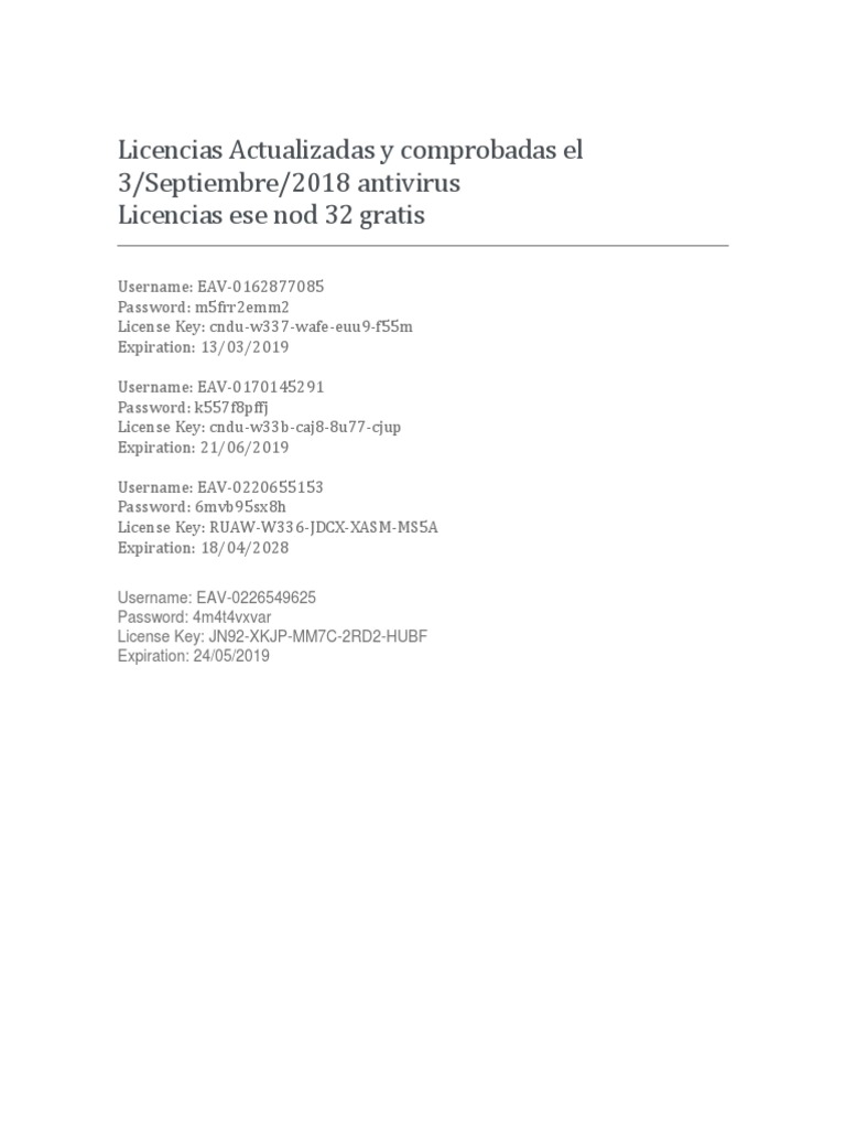 Licencias Actualizadas Actualizadas | PDF | Business | Computers