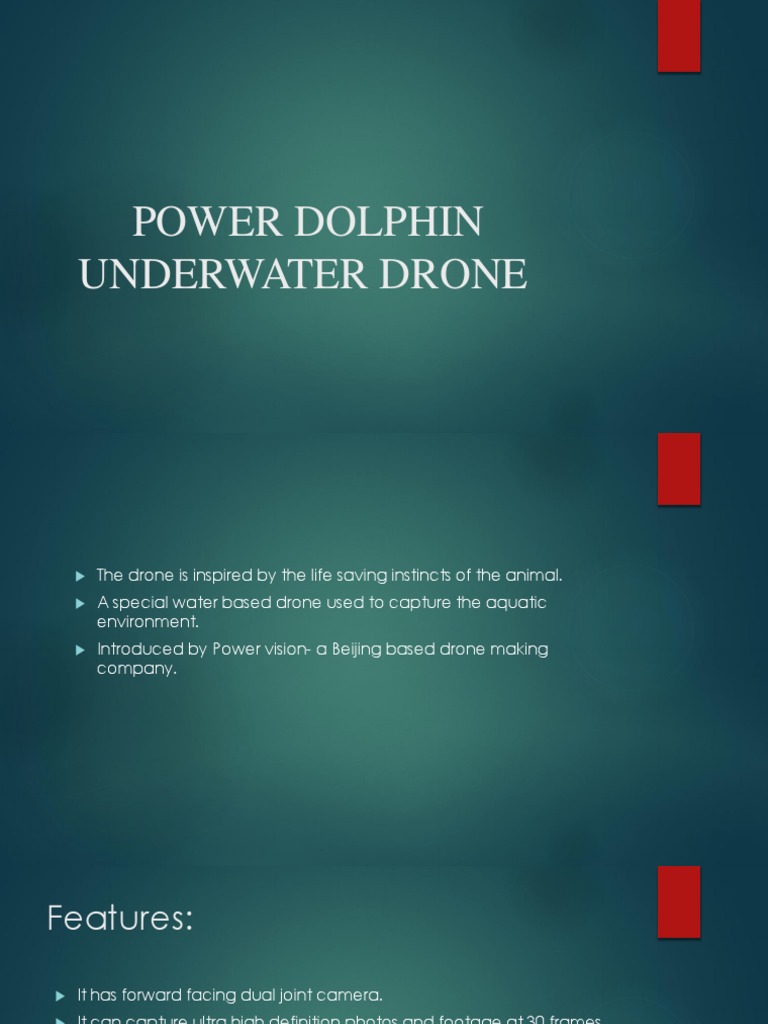 PowerDolphin Drone | PDF | Unmanned Aerial Vehicle | Sonar