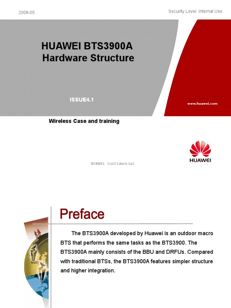 Huawei GSM Bts3900a Hardware Structure-20080730-B-Issue4 (1) .0 | PDF ...