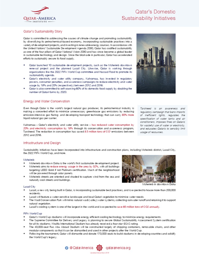 QAI Sustainability Fact Sheet | PDF