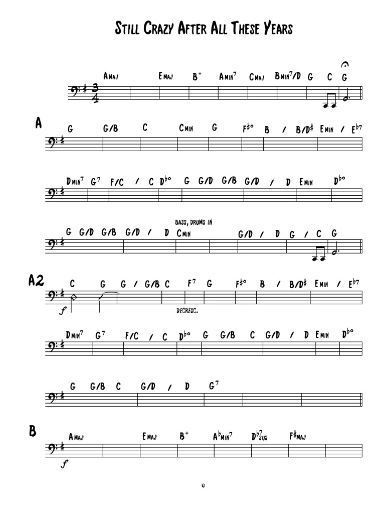 Still Crazy After All These Years | PDF | Elements Of Music | Music Theory