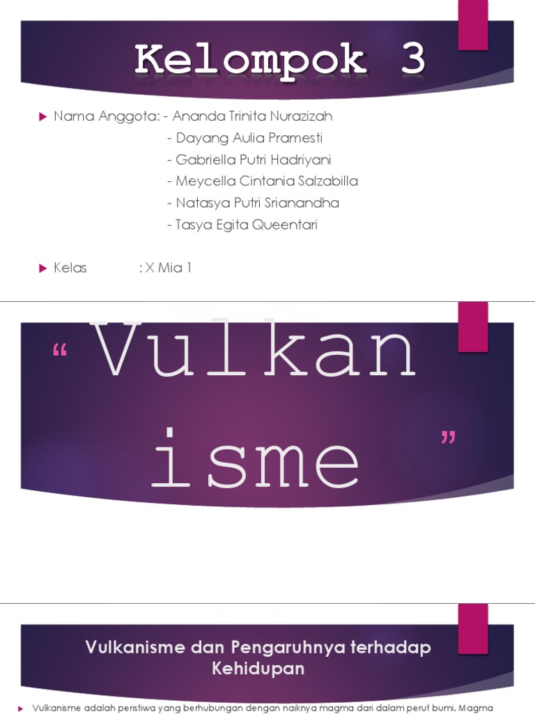 Pengertian dan Jenis Vulkanisme | PDF | Sains & Matematika