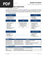 Sample Quality Objectives Template | PDF