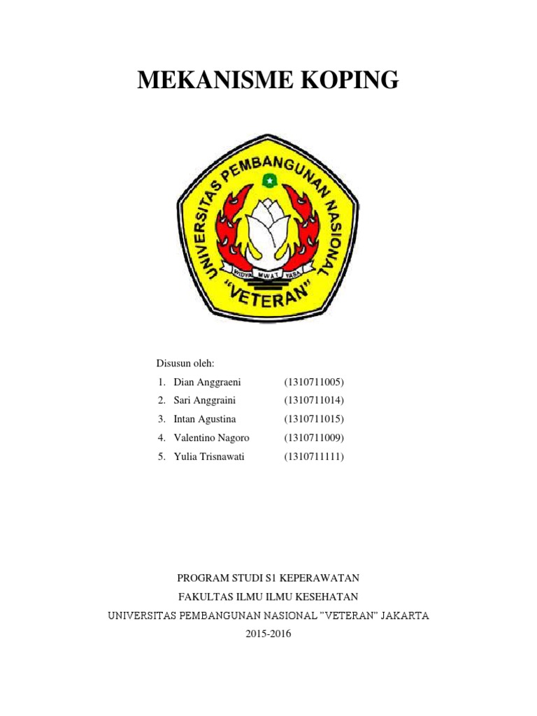 Contoh Mekanisme Koping | PDF