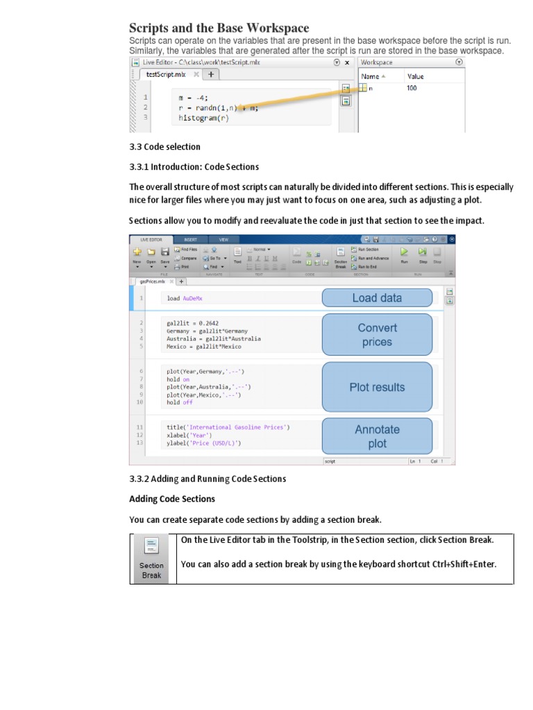 Matlab Fundamental | PDF | Matrix (Mathematics) | Array Data Structure