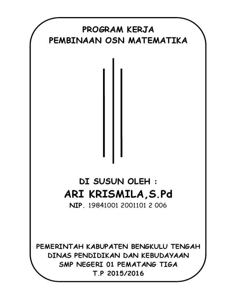 Program Kerja Osn | PDF | Karier & Perkembangan | Metode & Bahan Ajar