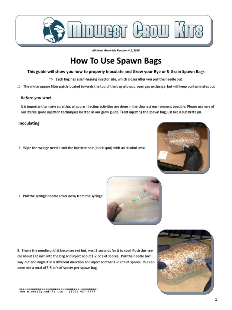 How To Use Spawn Bags: This Guide Will Show You How To Properly ...