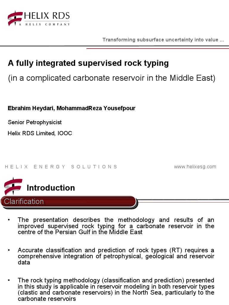 A Fully Integrated Rock Typing PDF | PDF | Porosity | Permeability ...