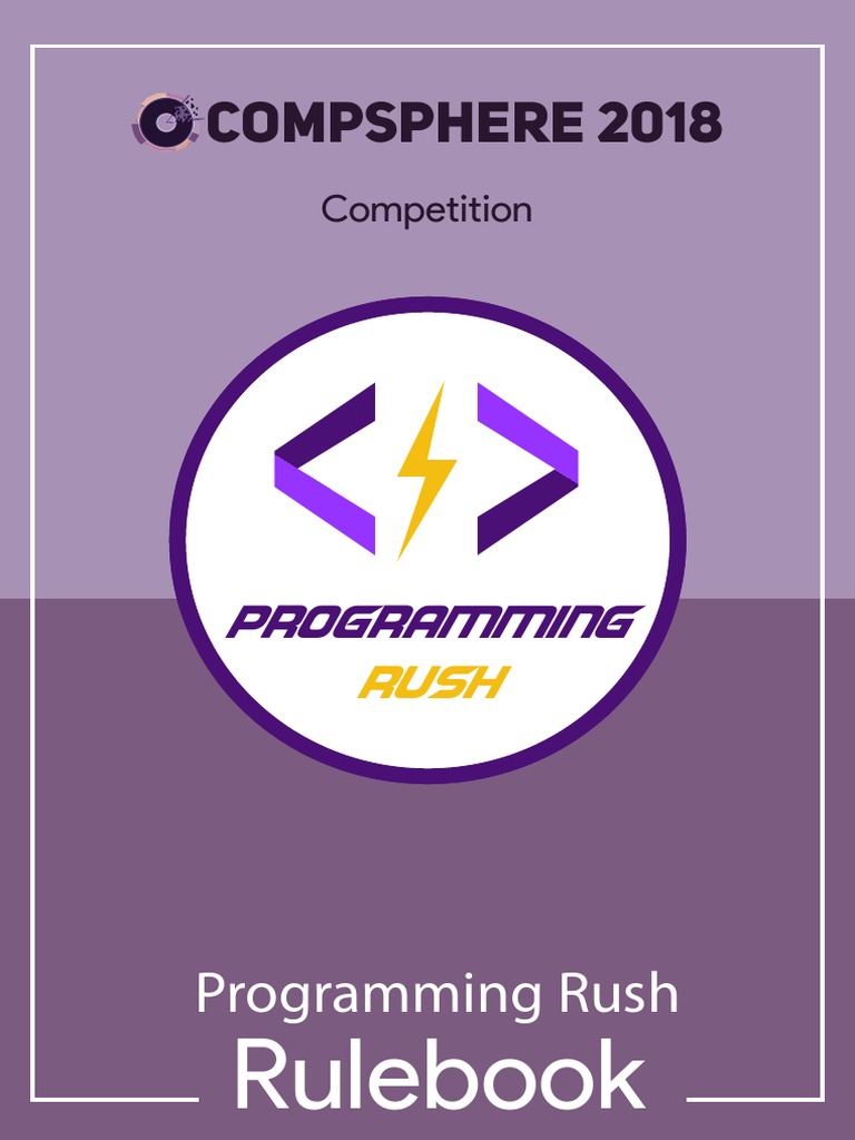 Programming Rush Rulebook | PDF