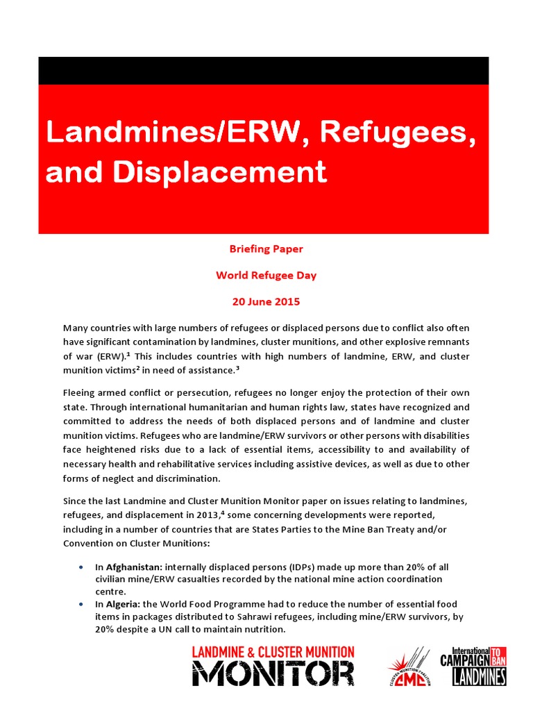 Monitorbriefingpaper Refugees 20june2015 Final2 | PDF | Internally ...
