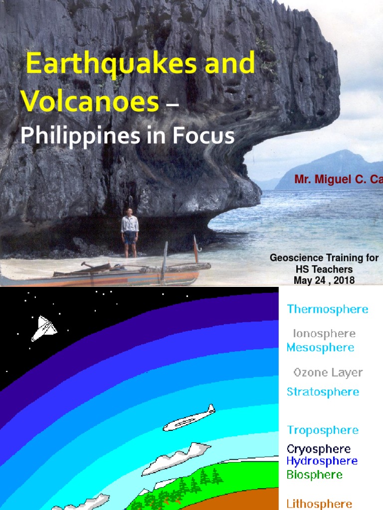 Earthquakes and Volcanoes: - Philippines in Focus | PDF | Plate ...