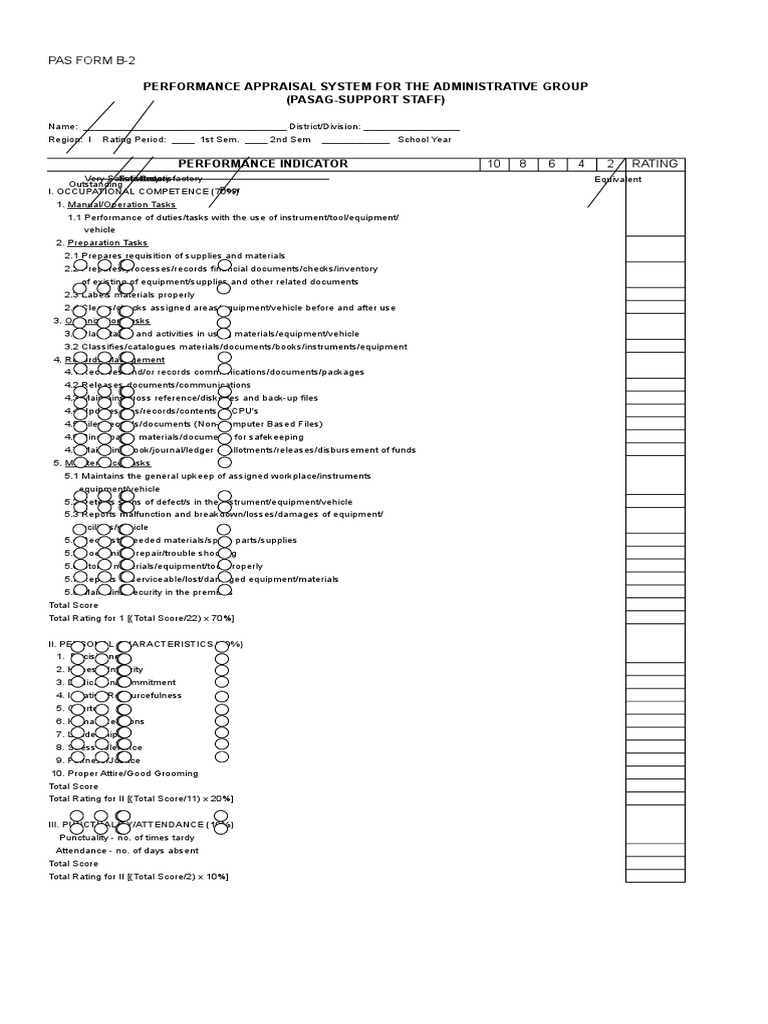 For DepEd Employees - Peformance Appraisal System | PDF | Performance ...