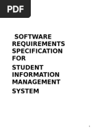 Srs of Student Result Management System PDF | PDF | Databases | Operating System