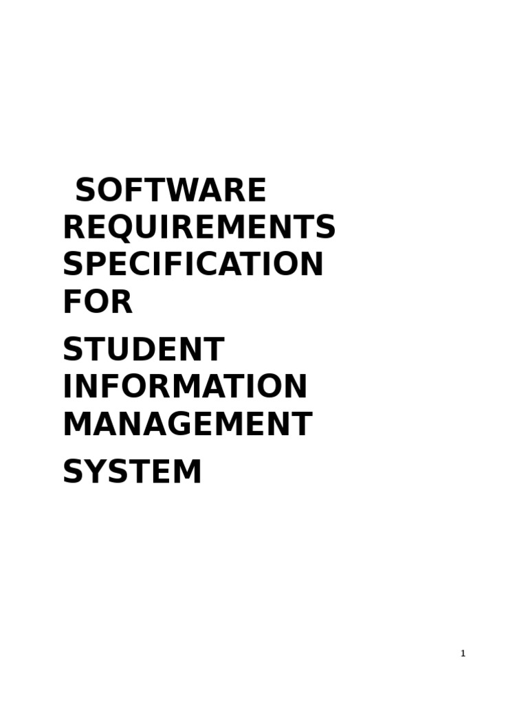Student Management Software Pdf Operating System User Computing