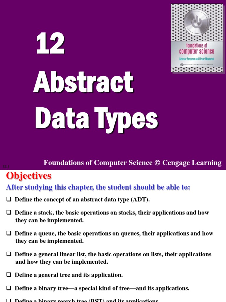 Forouzan ch12 PDF | PDF | Queue (Abstract Data Type) | Data Type
