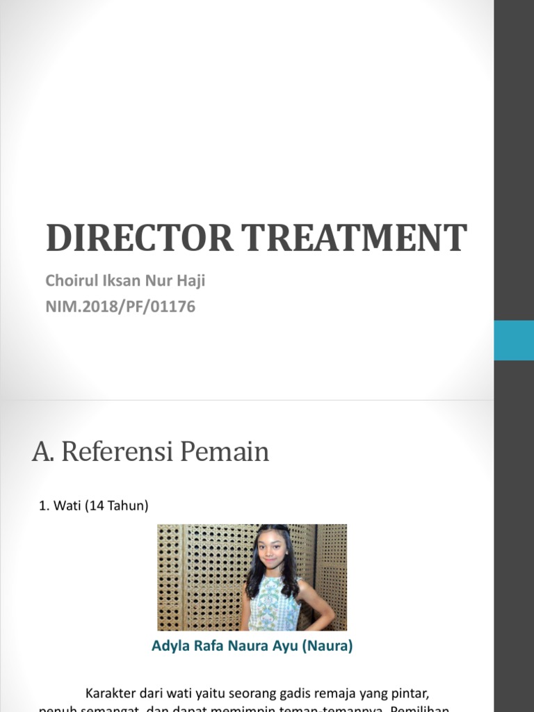 Director Treatment | PDF