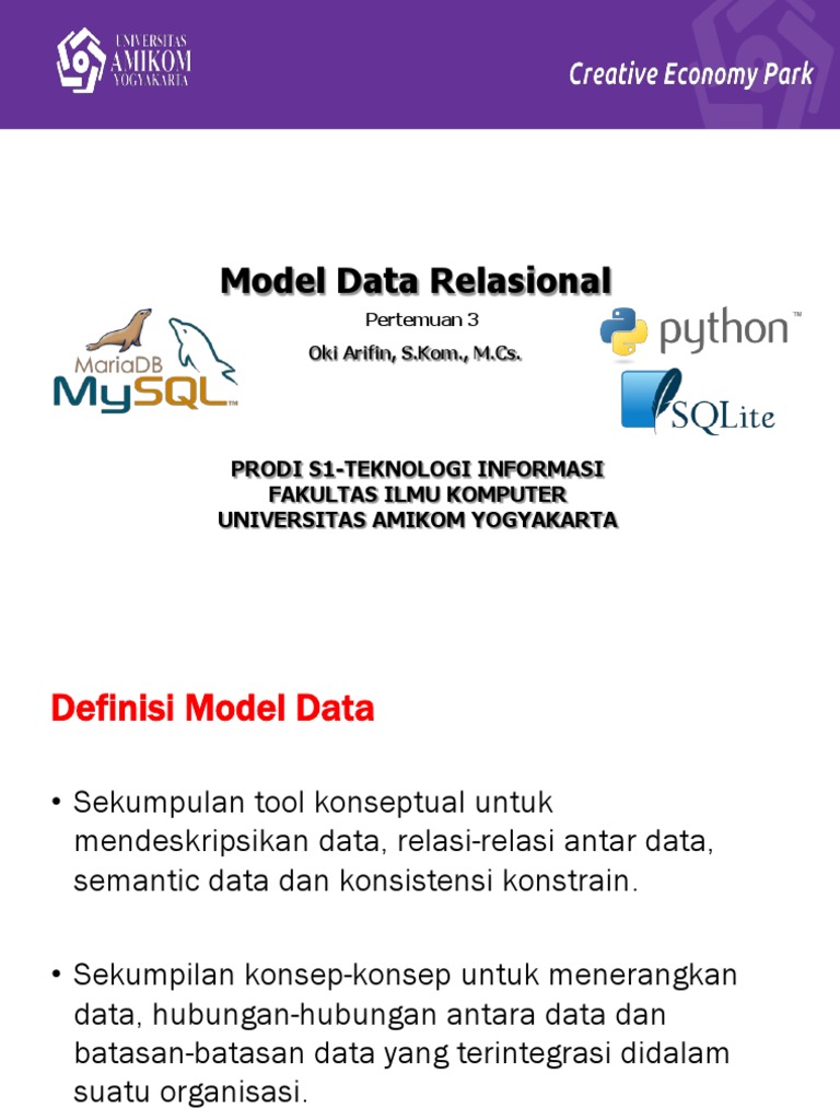 03 - Model Data Relasional | PDF